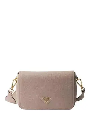Prada Leather Shoulder Bag - Neutrals
