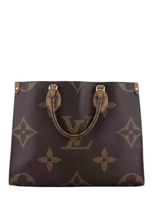 LOUIS VUITTON Onthego Reverse Monogram Giant Mm Tote Bag - Brown