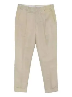 PT TORINO Pleated Trousers - Neutrals