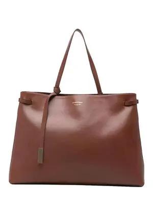 Emporio Armani Strap-detail Shoulder Bag - Brown