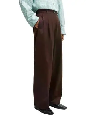 CORDERA Tailored Wide Leg Trousers