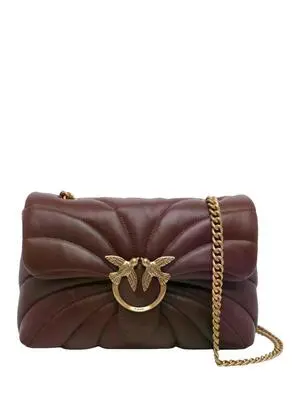 Pinko Love Puff Quilted Shoulder Bag - Brown