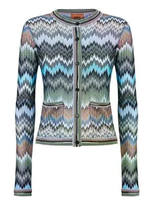 Missoni Chevron Cardigan - Blue
