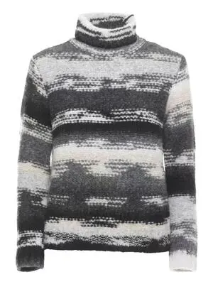 KANGRA Roll-neck Sweater - Black