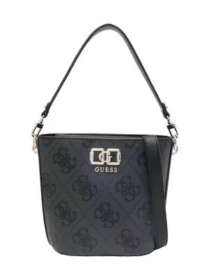 Guess Monogram Bucket Bag - Black
