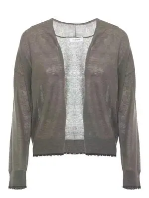 KANGRA V-neck Cardigan - Green