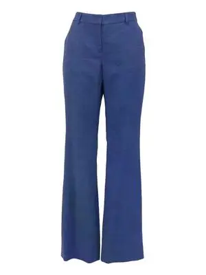 Akris High-rise Flared Trousers - Blue