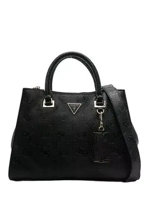 Guess Cresidia Logo-plaque Tote - Black