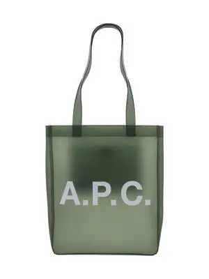 A.p.c. Lou Tote Bag - Green