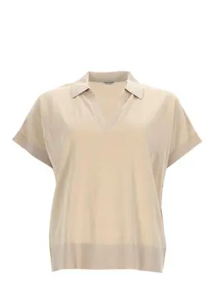 Aspesi Polo Collar Shirt - Beige