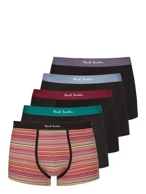 Paul Smith Pack Of Five Boxer Shorts - Black