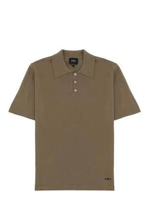 A.p.c. A. P.c. Polo With Logo - Green