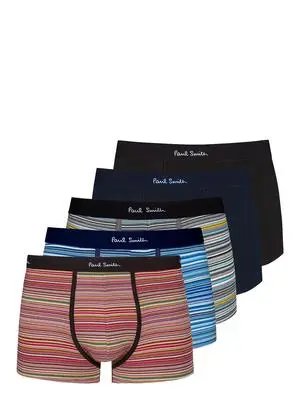 Paul Smith Pack Of Five Boxer Shorts - Multicolour