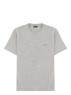 Zegna T-shirt With Logo - Grey