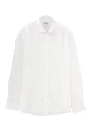 Brunello Cucinelli Linen Shirt - White