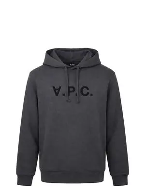 A.p.c. Sweatshirt With Logo - Black