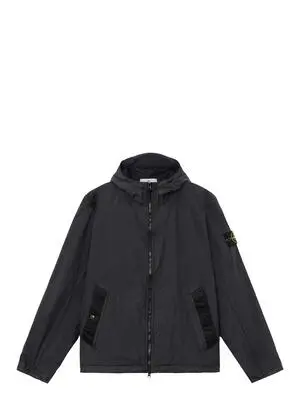 Stone Island Hooded Jacket - Black