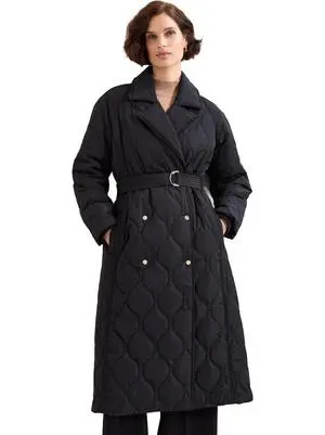 PHASE EIGHT Sukie Maxi Puffer Coat - Black