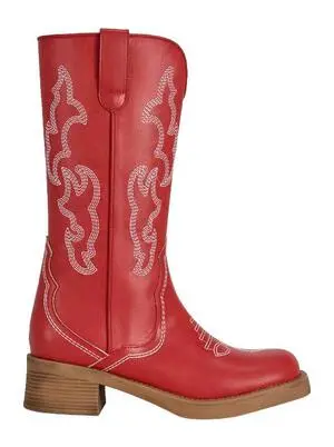 AZALEA WANG AZALEA WANG Mariana Flat Boot Red