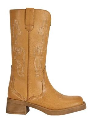 AZALEA WANG Mariana Flat Boot - Tan