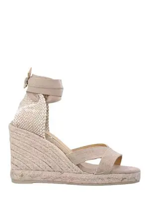 CastaÑer Bailey Criss-cross Espadrille Wedges - Neutrals