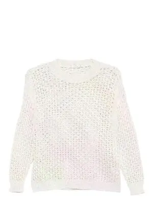 PANICALE Open-Knit Crew-Neck Sweater