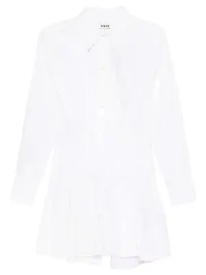 Staud Rocco Mini Dress - White