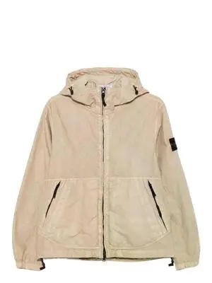 Stone Island Hooded Jacket - Neutrals