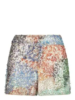 SANA OSMANI Chronos Sequin Shorts - Blue