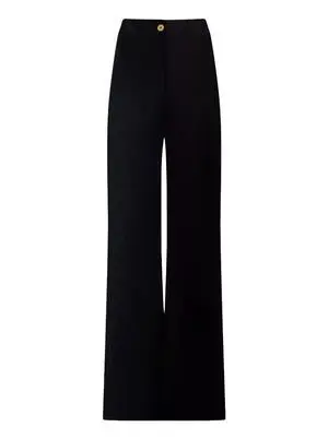 Patou Belt-loops Trousers - Black