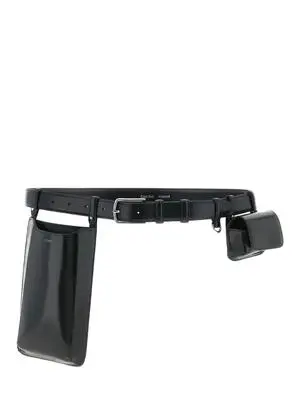Coperni Glossy Case Belt - Black
