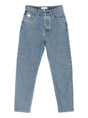 Chloé High-waisted Tapered Jeans - Blue