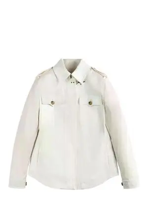 FAY Buttoned Shirt Jacket - White