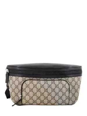 Gucci Eden Gg Coated Canvas Belt Bag - Brown