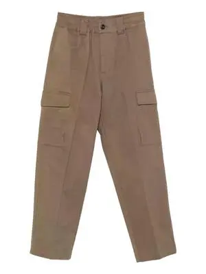RHUN Cargo-Pocket Trousers Brown