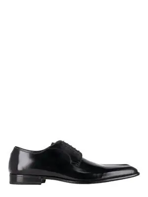 Dolce & Gabbana Lace-up Almond-toe Derby Shoes - Black
