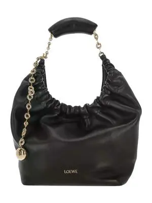 Loewe Small Squeeze Chain Shoulder Bag - Black