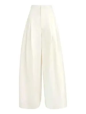 Brunello Cucinelli Palazzo Pants - Neutrals
