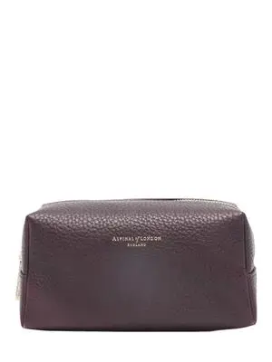 ASPINAL OF LONDON Logo-detail Makeup Bag - Purple