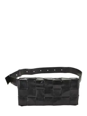 Bottega Veneta Maxi Intrecciato Stretch Cassette - Black