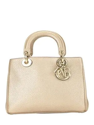 DIOR Calfskin Diorissimo Handbag Mini