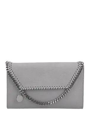 Stella McCartney Stella McCartney Falabella Crossbody Wallet Gray