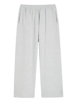 Acne Studios Logo-embroidered Cotton-blend Sweatpants - Grey