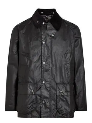 Barbour Bedale Waxed Cotton Jacket - Black