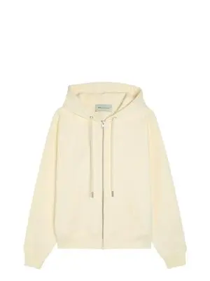 Ami Hooded Cotton Sweatshirt - Cream
