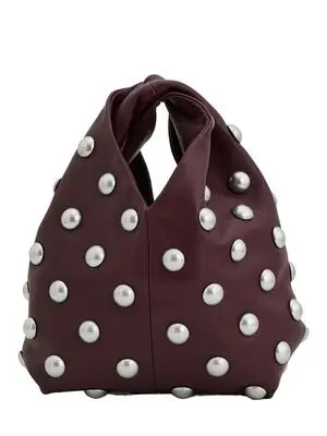 A.L.C. Simone Studded Bag - Deep Plum