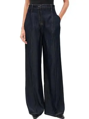 IRO PARIS Remy Wide Leg Jeans - Satin Denim