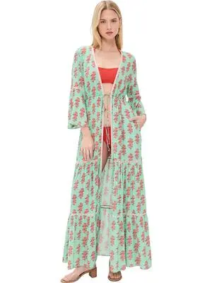Playa Lucila Printed Maxi Dress - Mint