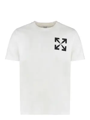 Off White Logo T Shirt - White
