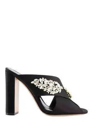 Giambattista Valli 120mm Crystal-embellished Sandals - Black